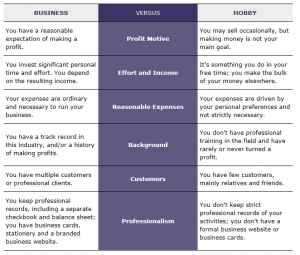 Business or Hobby? - MW Group LLC